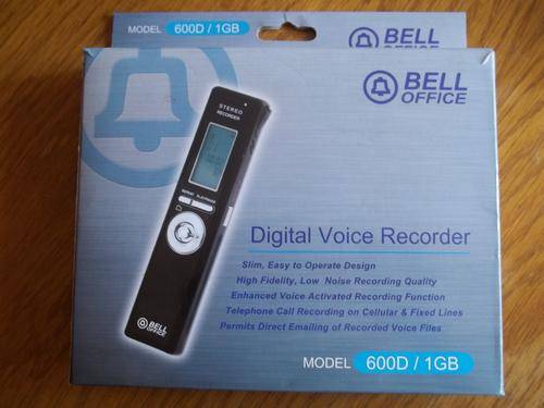 Voice Recorders & Dictaphones - Bell Office 600D/1GB Digital Voice ...